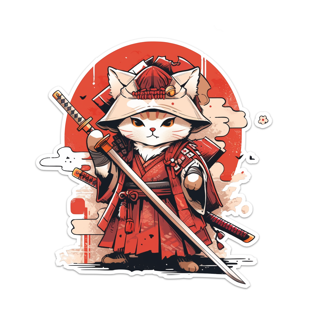 Samurai Cat Collection | Fierce Cat Apparel | OsakaCat